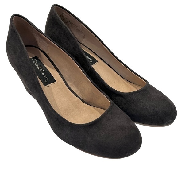 David Aaron | Shoes | David Aaron Traci Charcoal Gray Suedelike Wedge ...